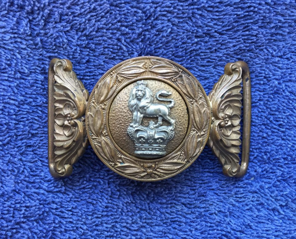 British Victorian Officer's Belt Plate - Old Militaria