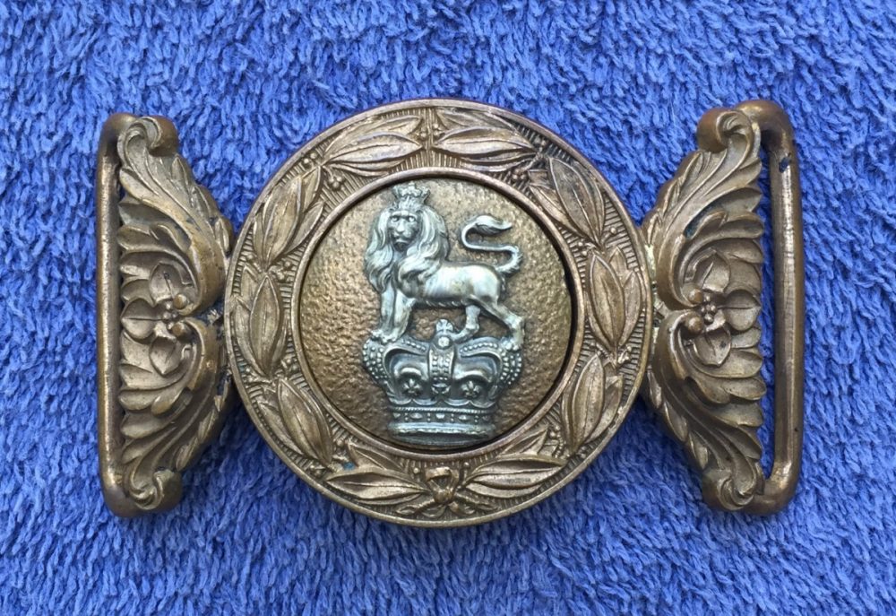 British Victorian Officer's Belt Plate - Old Militaria