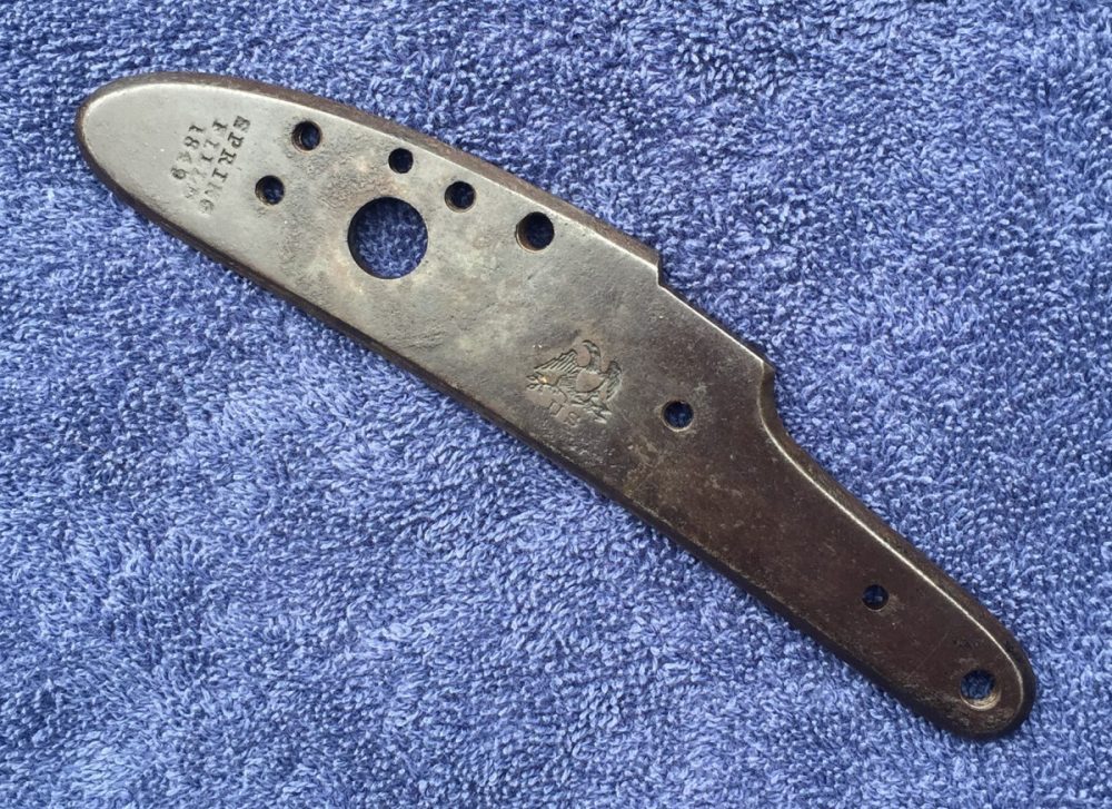 US Springfield Model 1842 Lockplate - Old Militaria