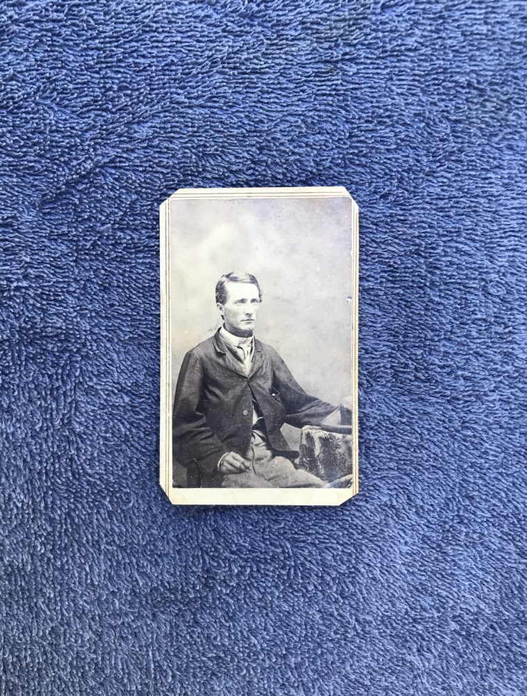 John Mosby Unpublished Photo CDV - Old Militaria